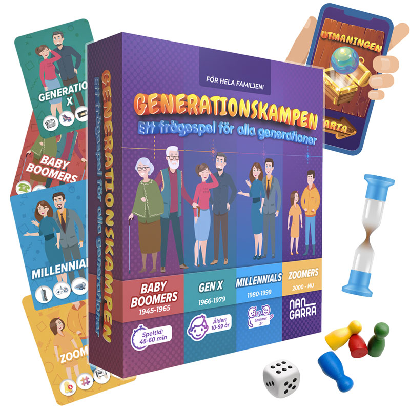 The generational battle Quiz | Nangarra games | Popular board game