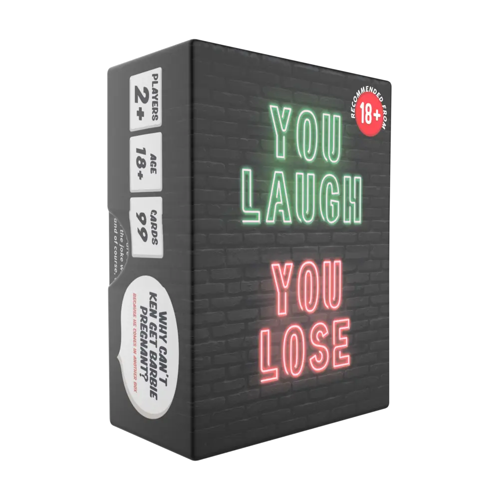 You Laugh You Lose | Drink game cards | Nangarra Games